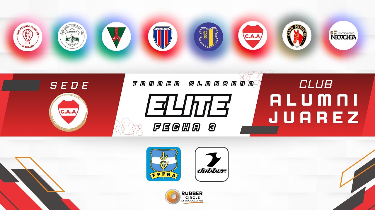 Torneo Clausura - ELITE Tercera Fecha - Club Atlético Alumni, Benito ...