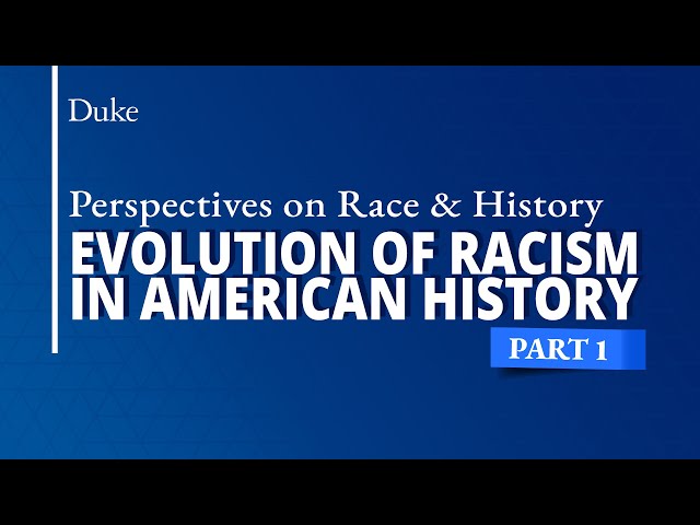 History Of Racism In America
