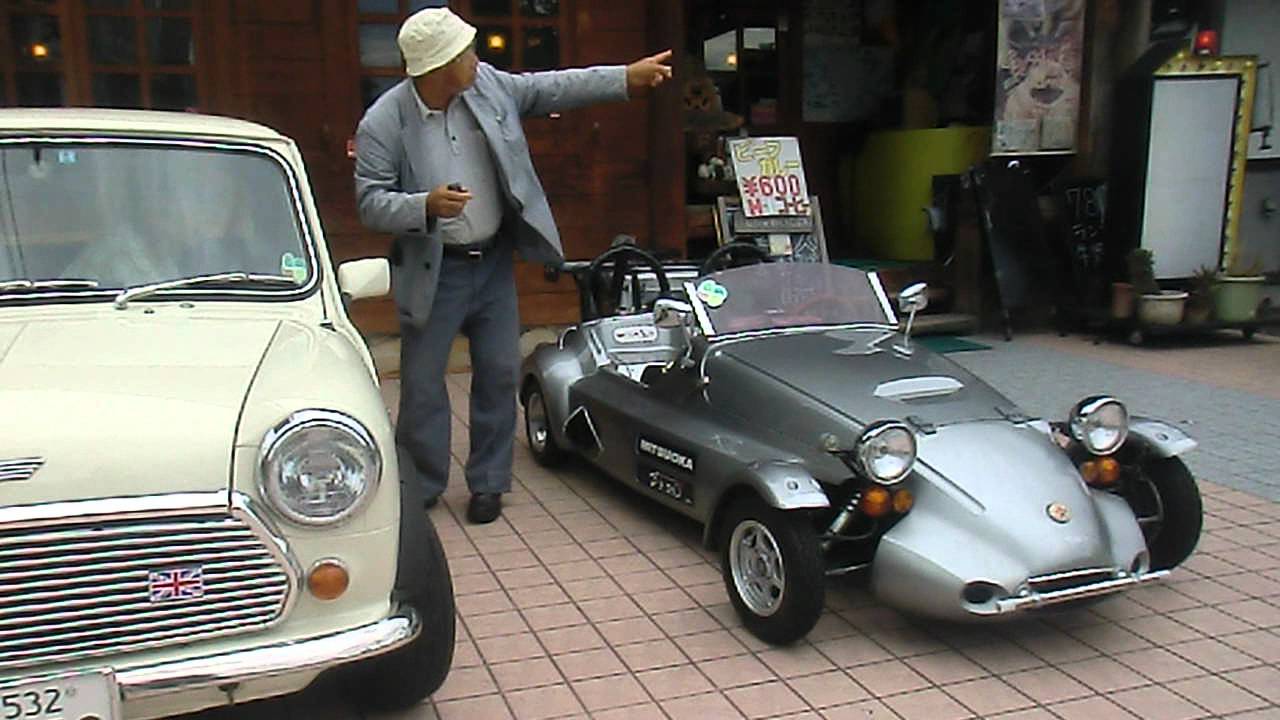 Super small car VS ZRX1200S Mitsuoka MINI Cooper - YouTube