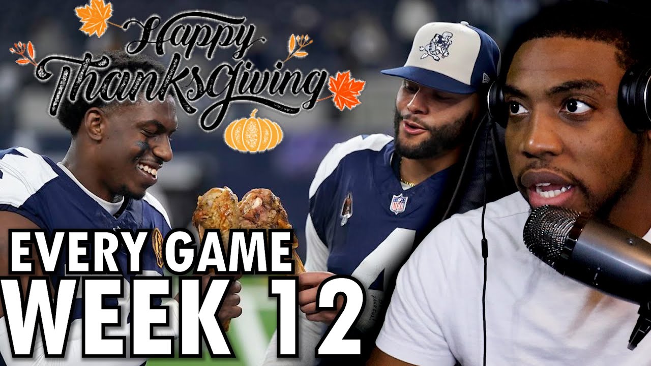 "HAPPY THANKSGIVING!" | Week 12 Highlights Reaction - YouTube