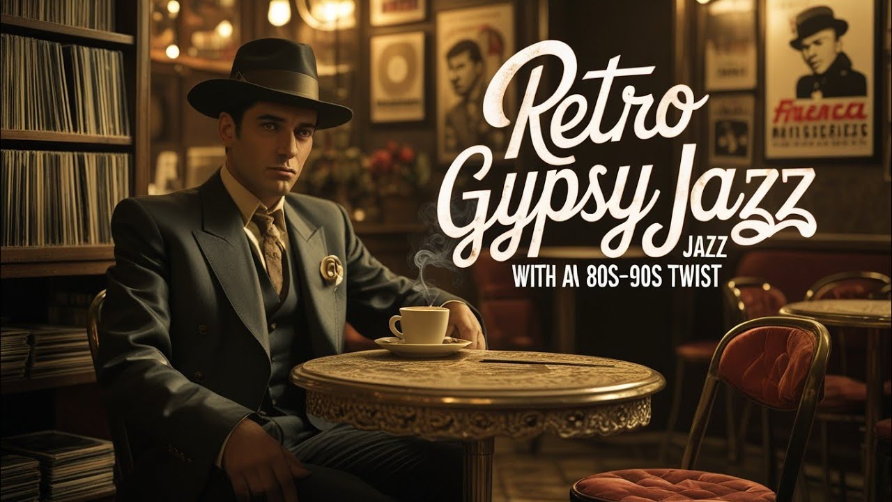 Retro Gypsy Jazz: Parisian Swing with an 80s-90s Twist - YouTube