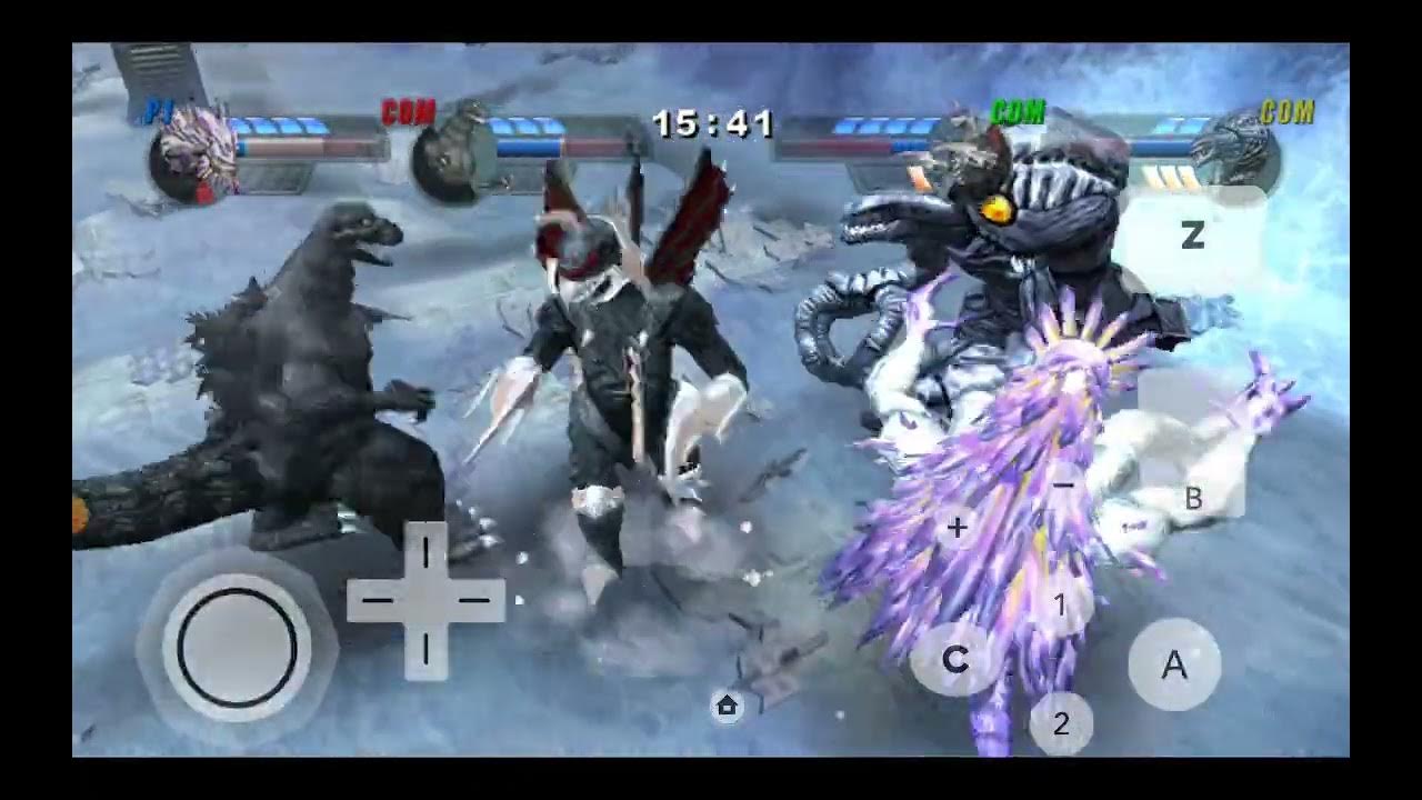 godzilla unleashed pt2 krystalak vs godzilla 1954 vs gigan vs orga - YouTube