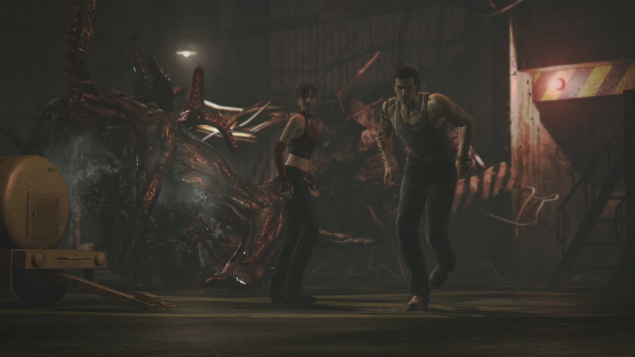 Resident Evil Zero Remastered - Queen Leech Full Fight Hard Difficulty ...