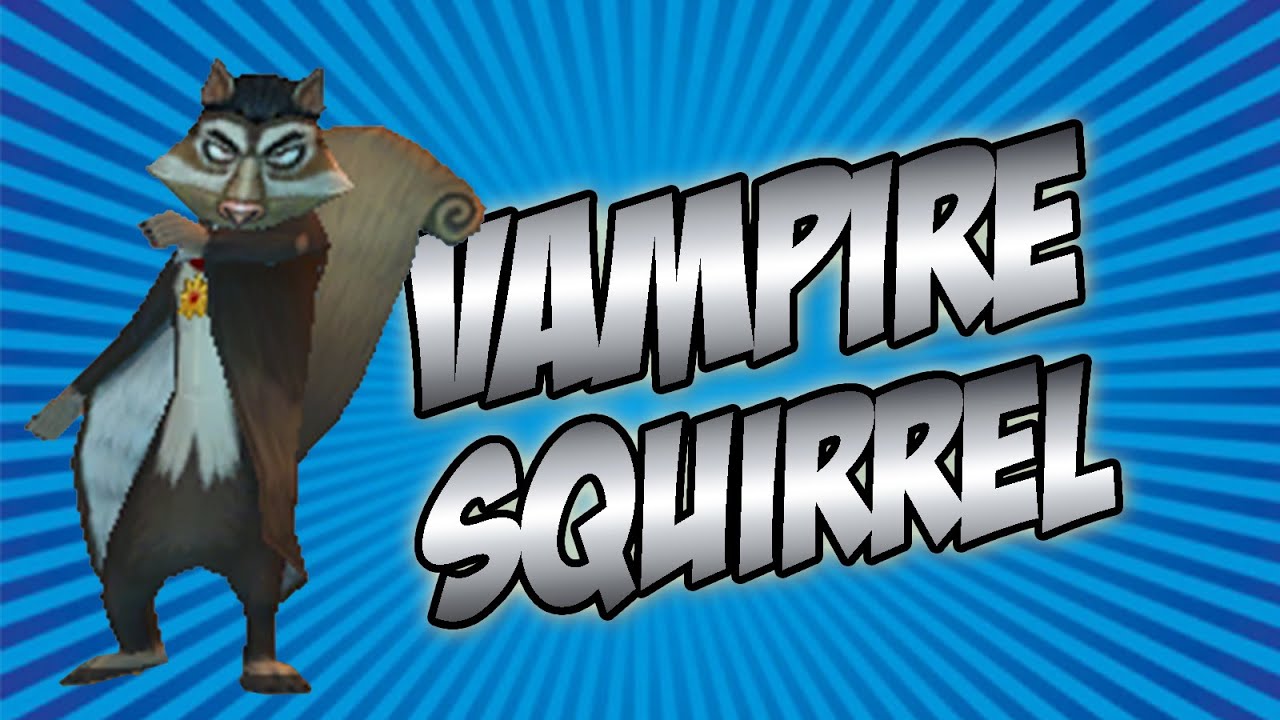 Wizard101: Vampire Squirrel Pet Showcase - YouTube