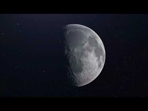 Moon Ambiance +4K HD Relaxing Music ( Gece Ay Manzarası / Rahatlatıcı Müzik) 10 dk da uyku
