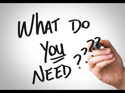 "What Do You Really Need?" - YouTube