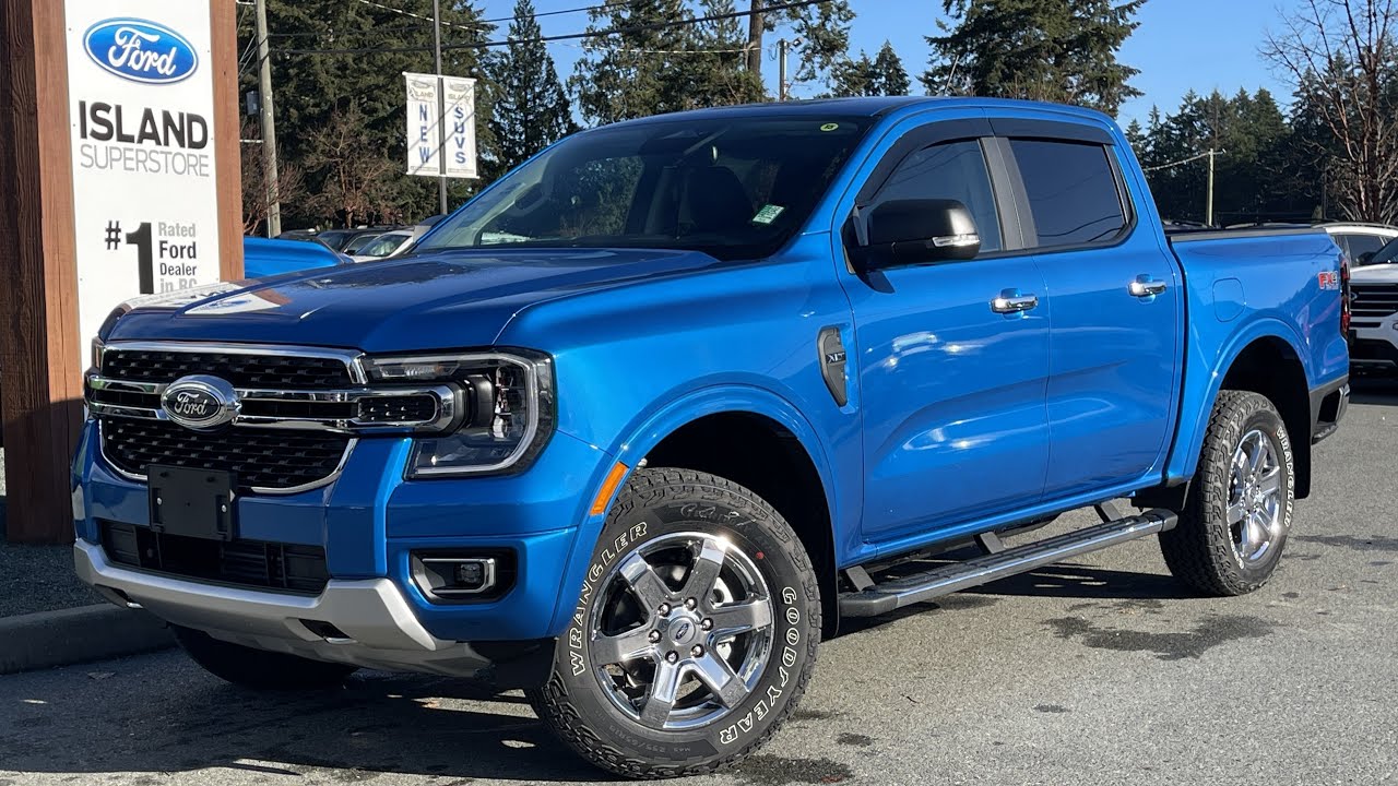 2024 Ford Ranger XLT + Power Sliding Rear Window, Chrome Running Boards ...