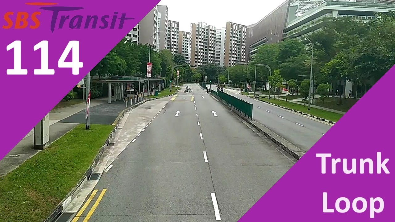 [BFTP 2024] SBS Transit Trunk Bus Service 114 Full Route Visual - YouTube