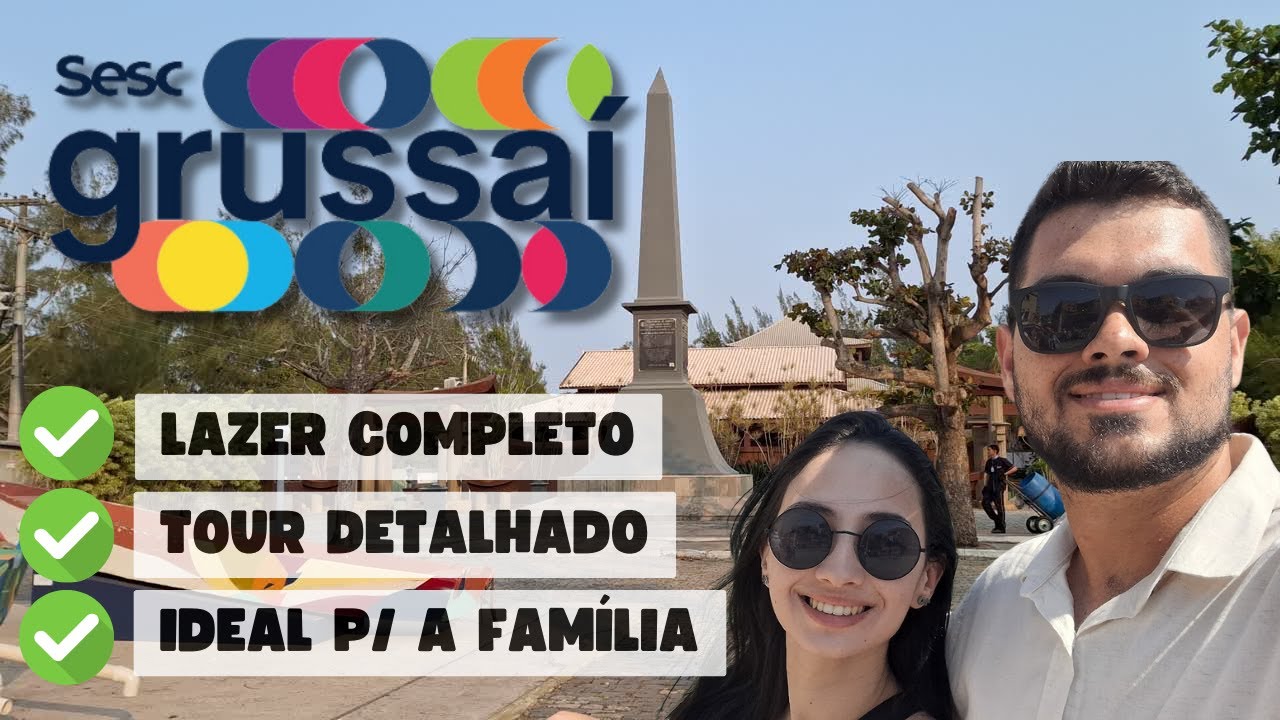 SESC GRUSSAÍ: LAZER COMPLETO E DAY-USE NO RIO DE JANEIRO - YouTube