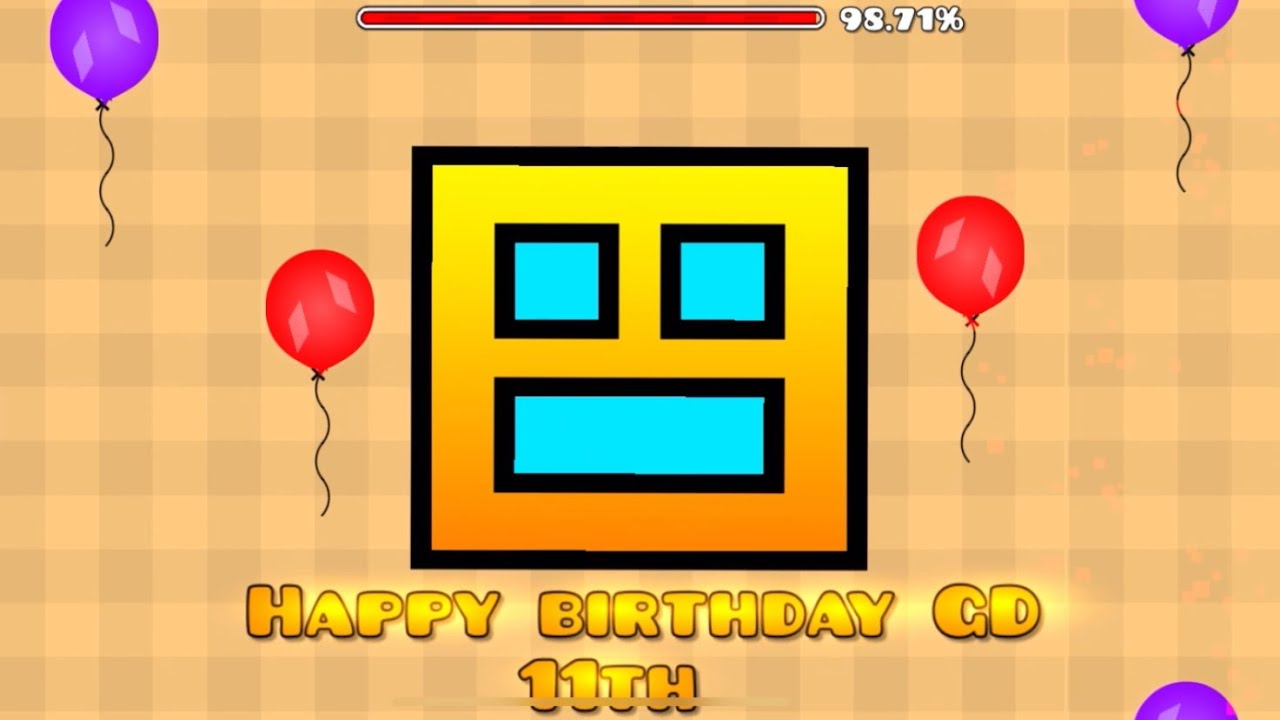 Happy Birthday Geometry Dash! - YouTube