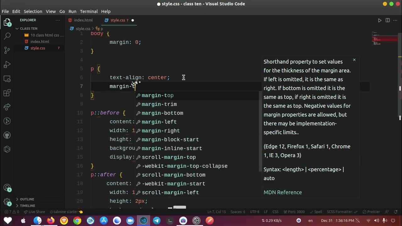 10 Class HTML | CSS | 2nd Batch - YouTube