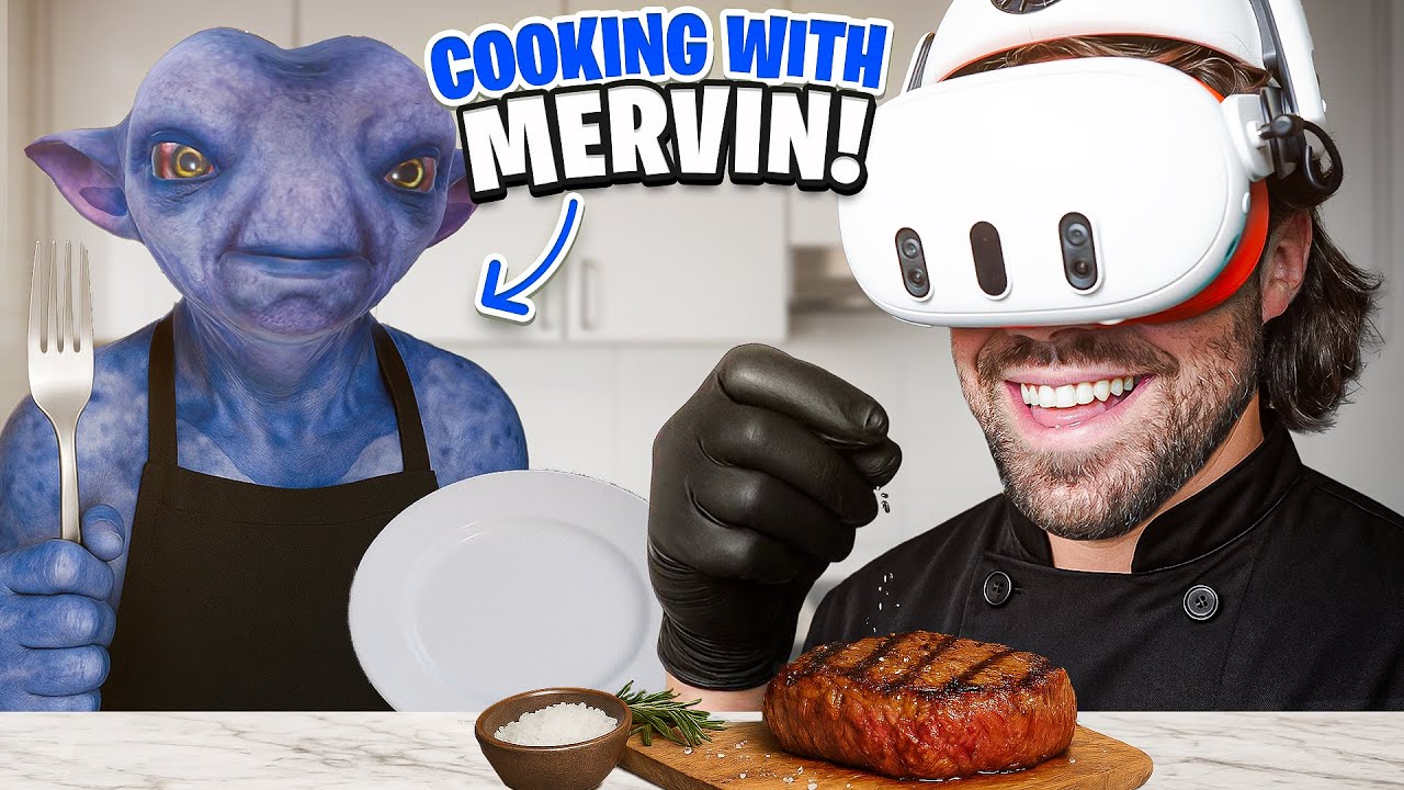Mervin The Alien Learns To Cook - YouTube