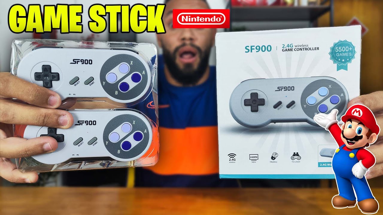 SF900 - O MELHOR GAME STICK DE JOGOS SUPER NINTENDO E SNES (LIGANDO E ...