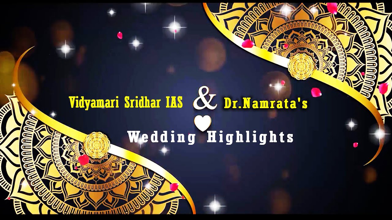 Vidyamari Sridhar IAS & Dr namrata's Wedding Highlights - YouTube
