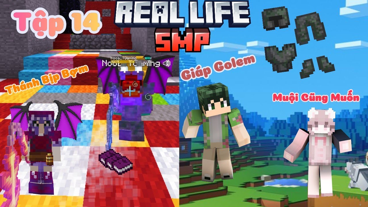 MINECRAFT REAL LIFE SMP TẬP 14 : GẶP THẦN ĐIÊU ĐẠI BỊP T GAMING | MÌNH ...