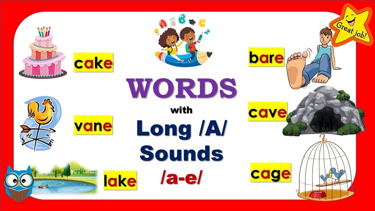 Learn How to Read | Words with Long A Sounds |a-e | Lesson 1 | Guide ...