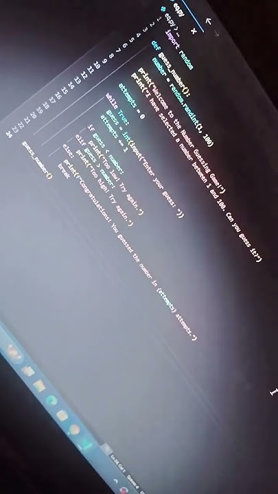 Guessing Game Made With The Help Of Python Still Learning Coding Python Strings Datamodel
