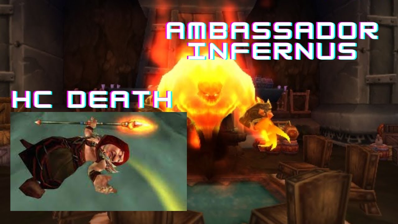 Wierdwilly HC Death lvl 44 Warlock || solo attempt Ambassador Infernus ...