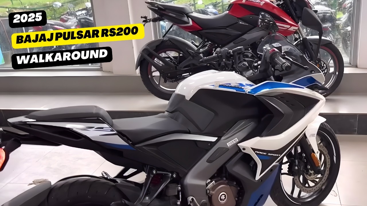 BAJAJ PULSAR RS200 New Model 2025 Blue Review🔥 DIGITAL METER| LED ...