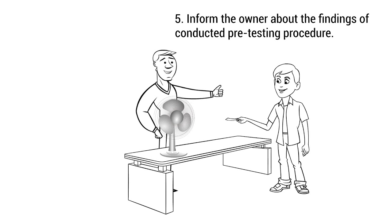 Procedure in Pre Testing an Electric Fan - YouTube