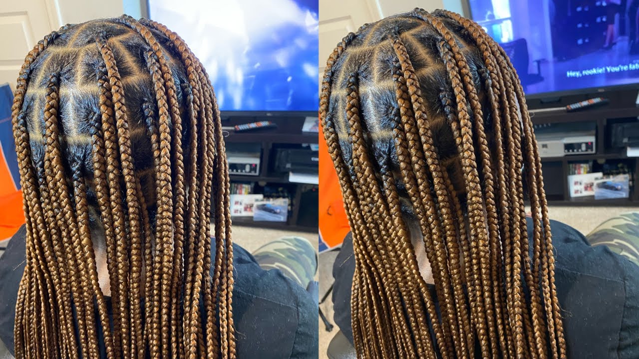 Color 30 | Knotless Braids - YouTube