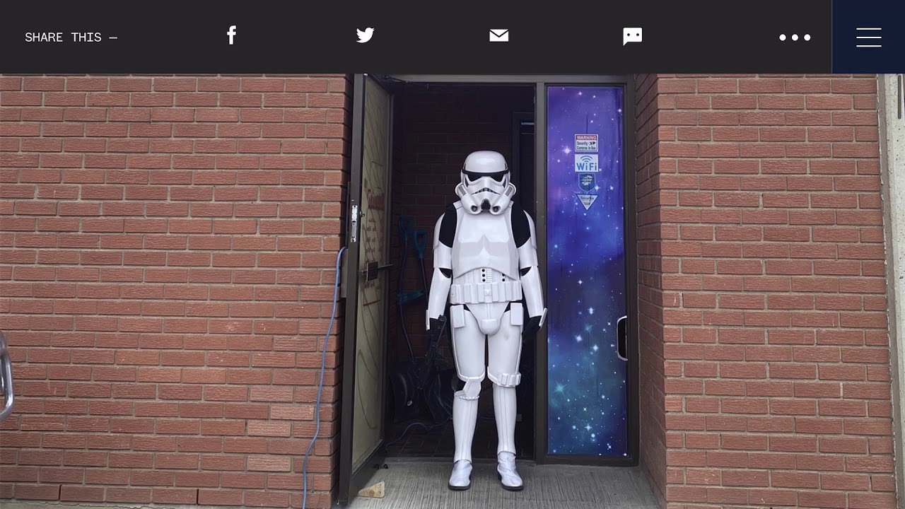 Stormtrooper Arrested In Canada - YouTube