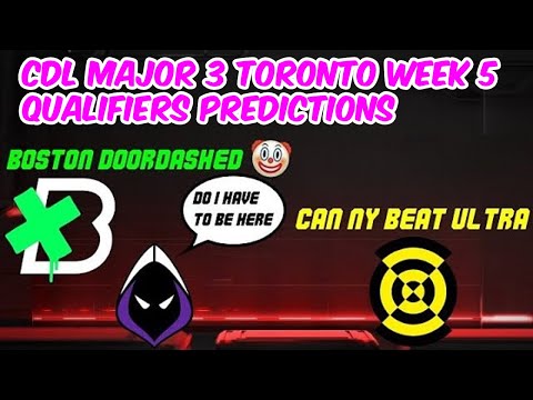 CDL Major 3 Miami Week 5 Qualifiers Predictions - YouTube
