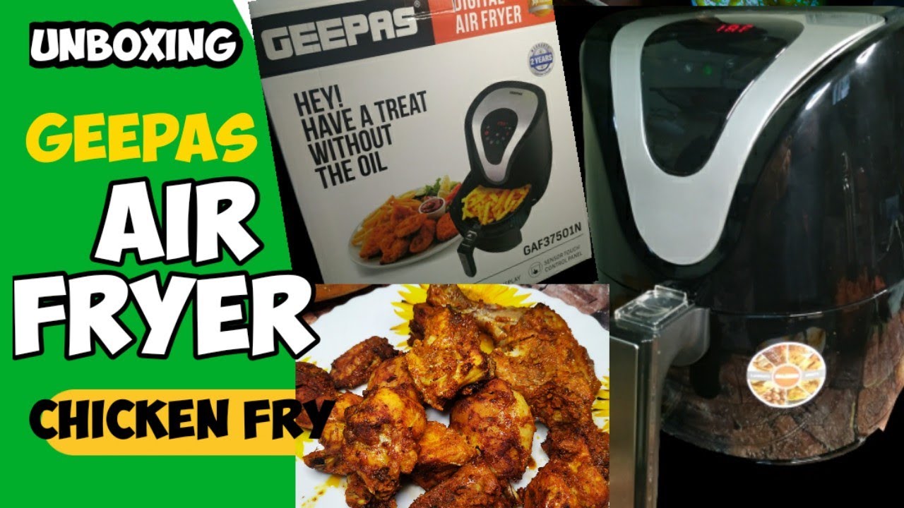 UNBOXING GEEPAS Digital Air Fryer/GAF37501/Review of Air Fryer 2022 ...
