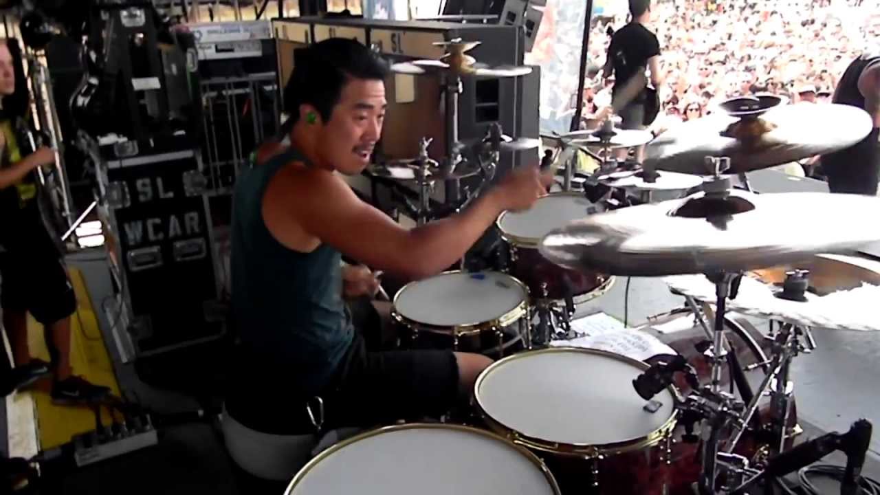 We Came As Romans Drummer Eric Choi LIVE! Warped Tour 2013 Mesa, AZ - YouTube