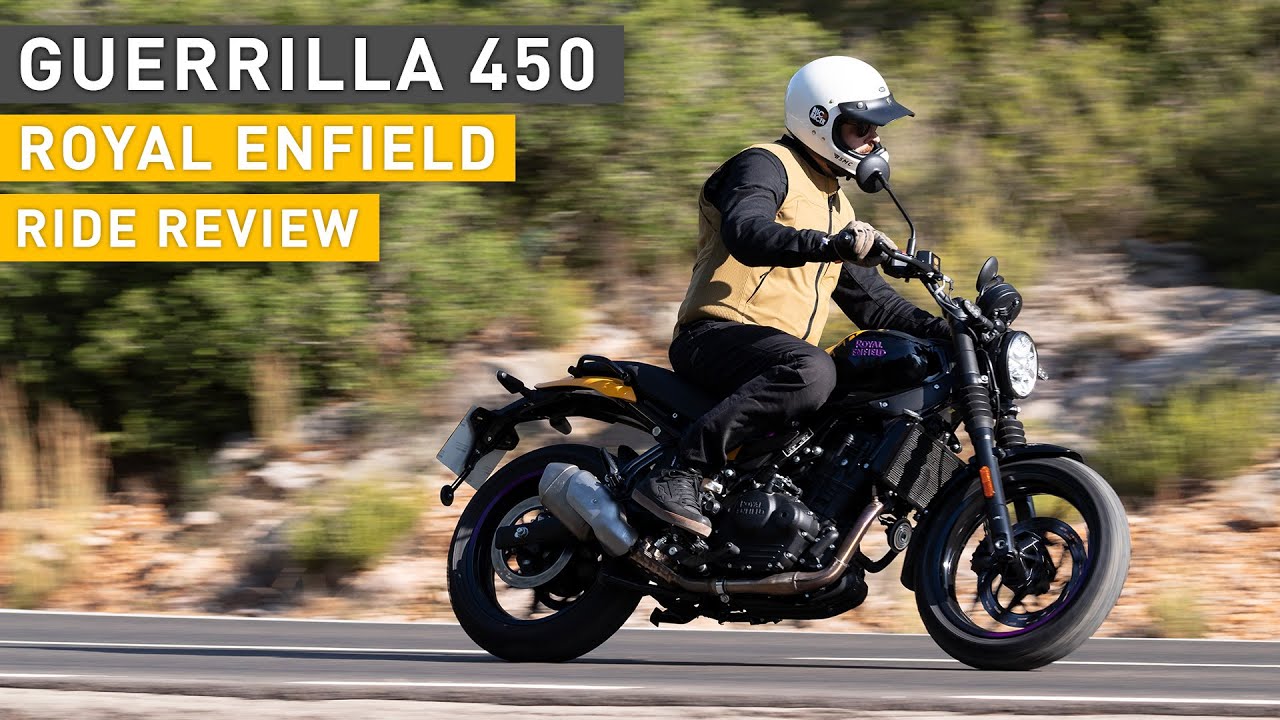 Royal Enfield Guerrilla 450 - Ride Review - YouTube