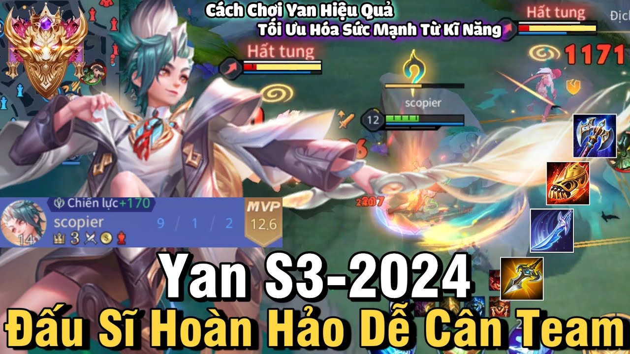 Yan S3-2024 Liên Quân Mobile | Cách Chơi, Combo, Lên Đồ, Phù Hiệu, Bảng ...