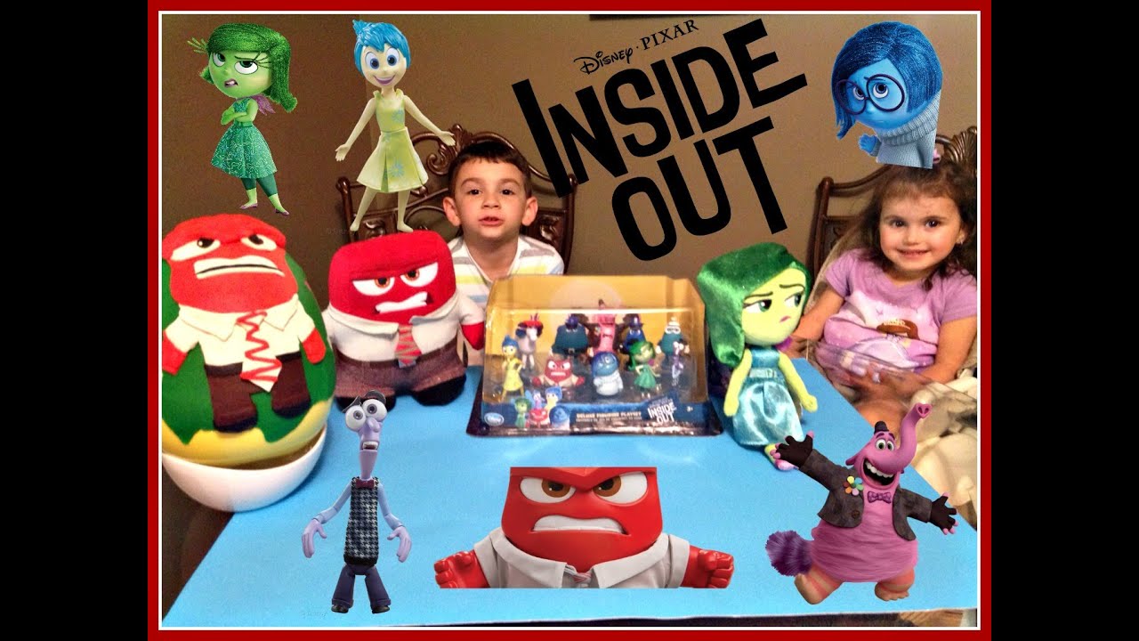 Disney Pixar "INSIDE OUT" Figures, ANGER Surprise EGG!!! Plushies ...