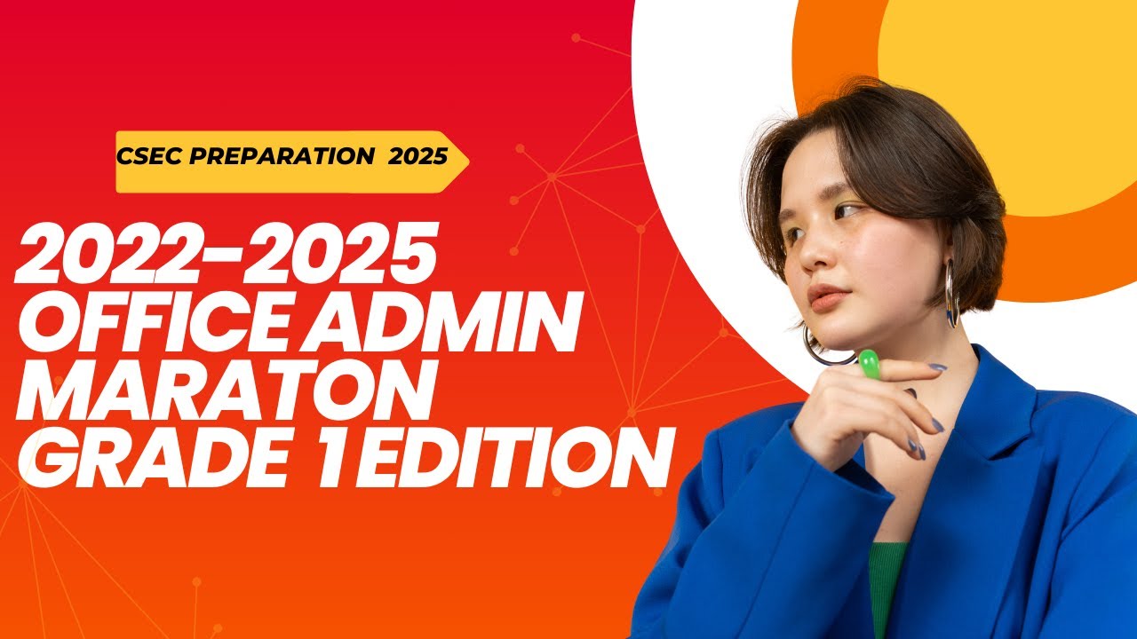 CXC Office Administration P1 Marathon (Grade 1 Edition) - YouTube