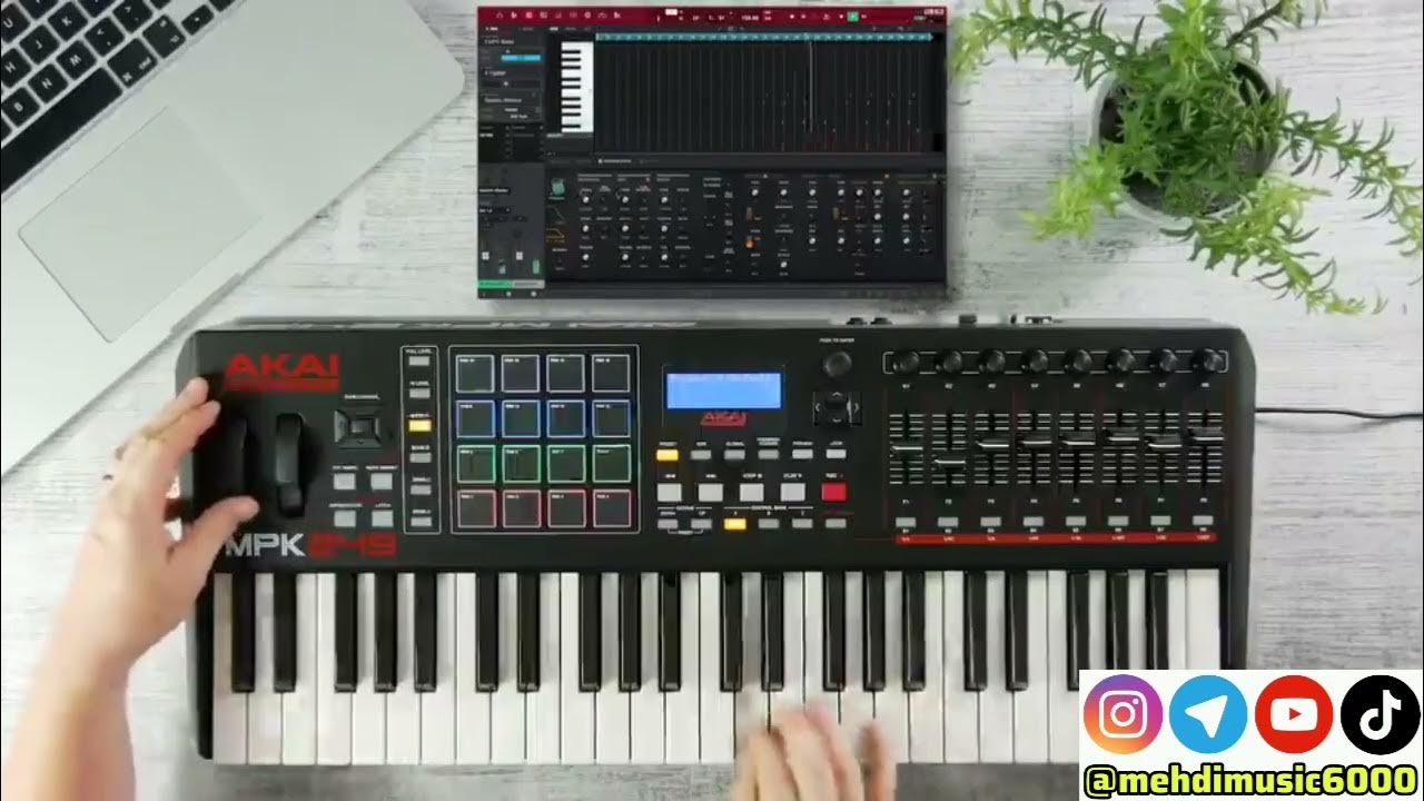 Akai MIDI controller 🎹 @mehdimusic6000 - YouTube