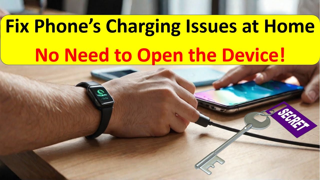 Fix Phone Charging Issues at Home - No Need to Open the Device! | phone ...