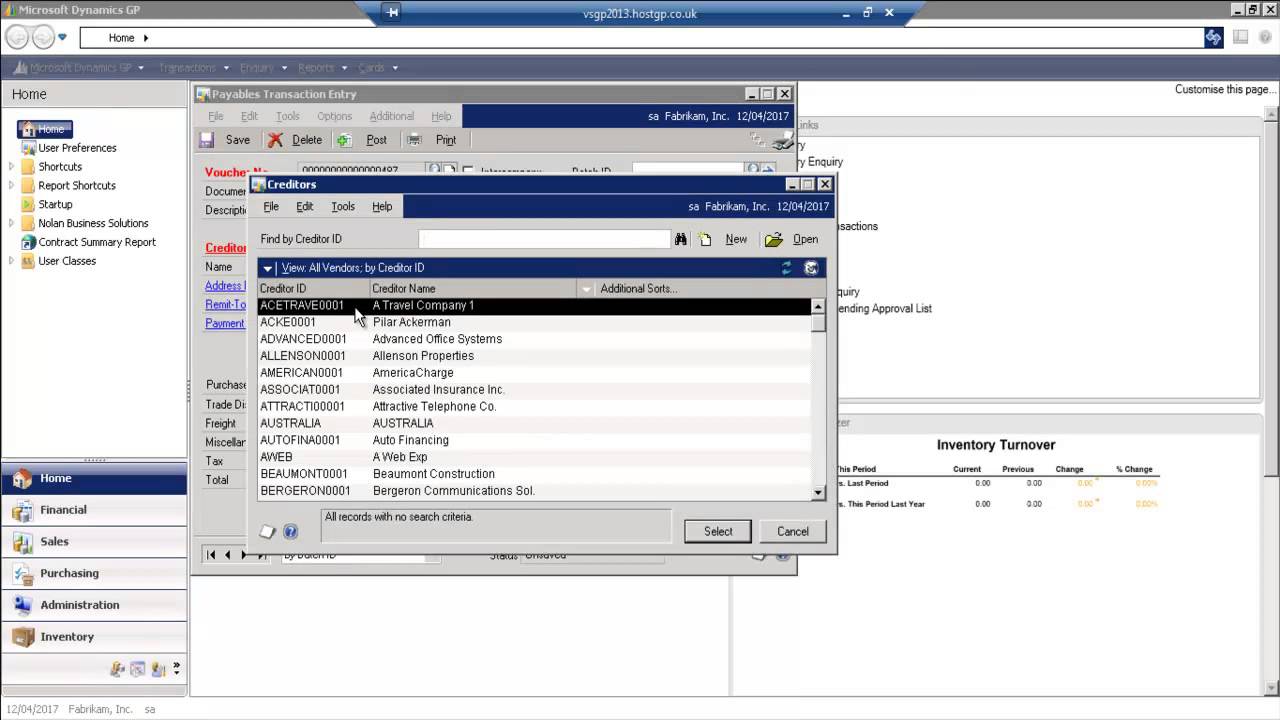 Microsoft Dynamics GP Module eRequest with Invoice Approvals Recorded ...