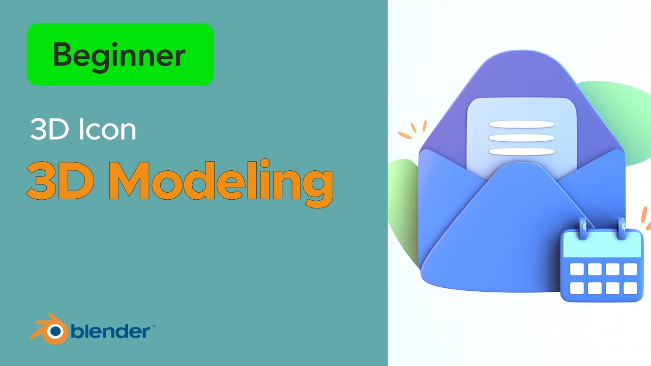 3d Icon Modeling In Blender For Beginner Blendertutorial 3dmodeling 3d Youtube
