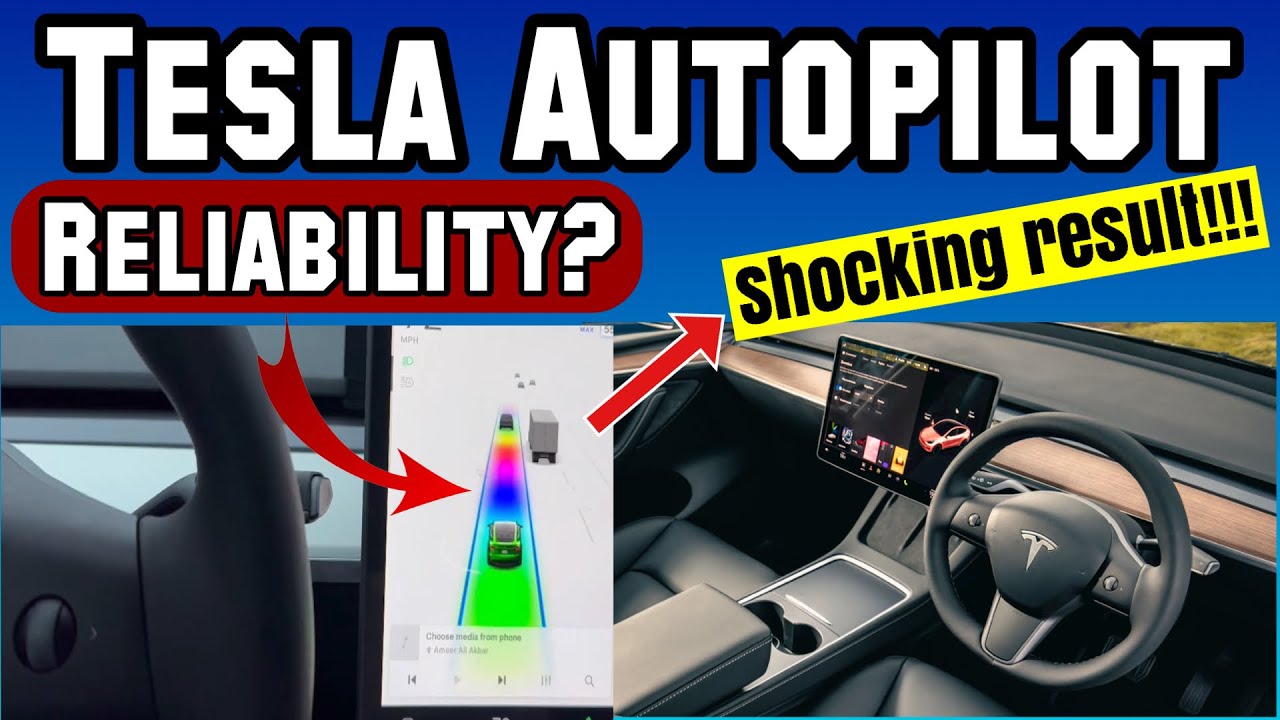 Tesla Model Y Autopilot is scary? Tesla’s Basic Self Drive Real Time ...