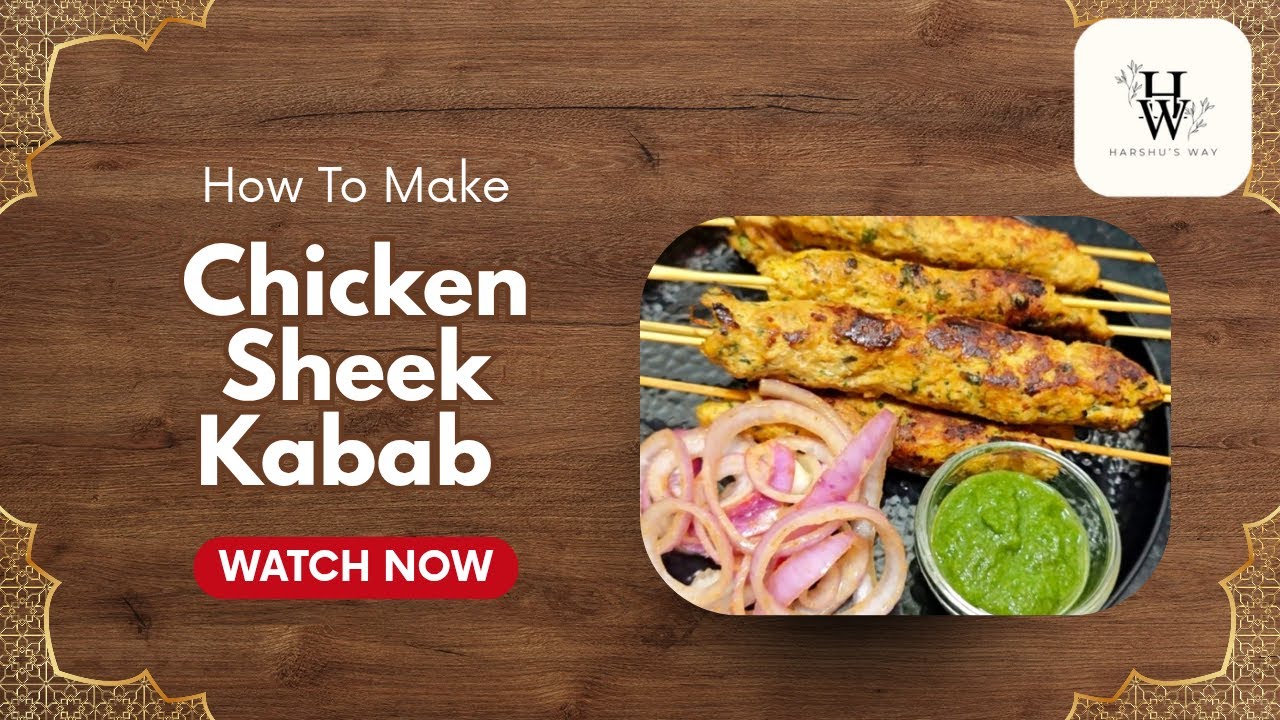 Juicy Chicken Sheek Kabab Recipe | Perfect Restaurant Style Kabab at ...