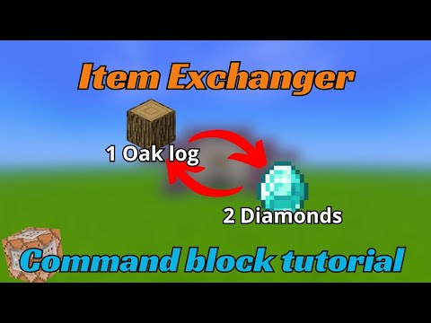 Minecraft Bedrock: How to Create an Item Exchanger Using Command Blocks ...