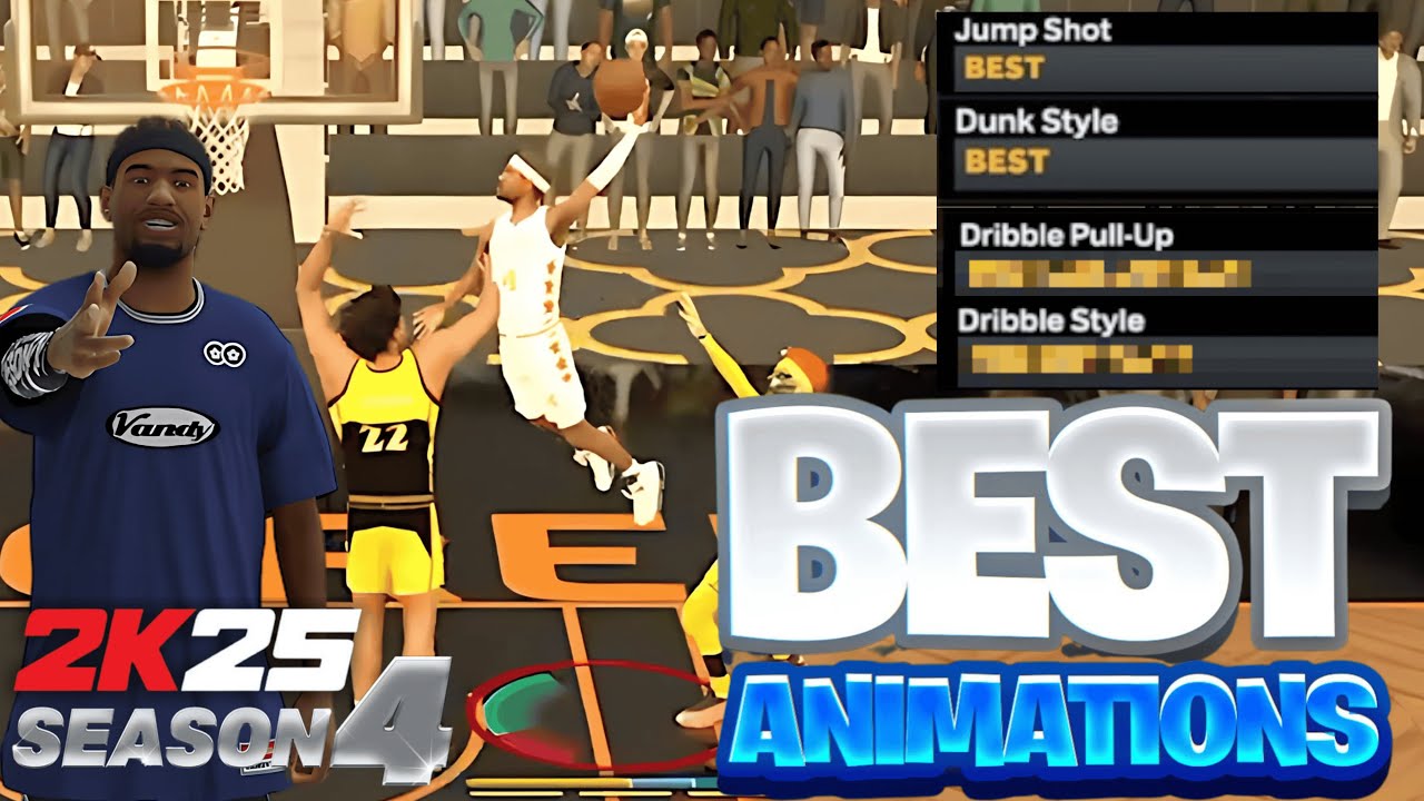 BEST NBA 2K25 ANIMATIONS for EVERY BUILD (JUMPSHOTS, LAYUPS + DUNK ...