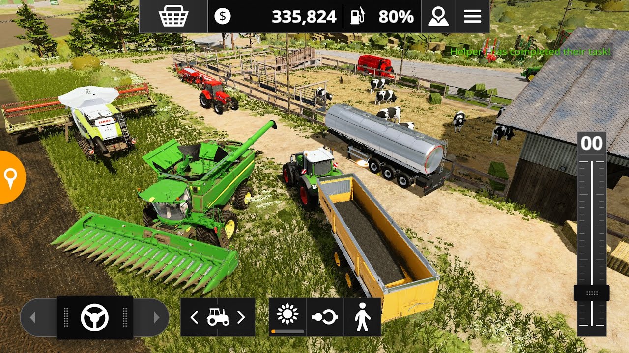 farming simulator 20 gameplay | fs20 mods | john deere 8R tractor 🚜 ...