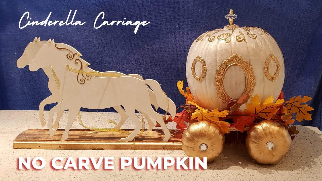 Cinderella Carriage Pumpkin Template