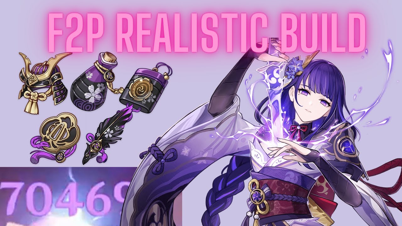 f2p C0 Raiden Shogun Built - YouTube
