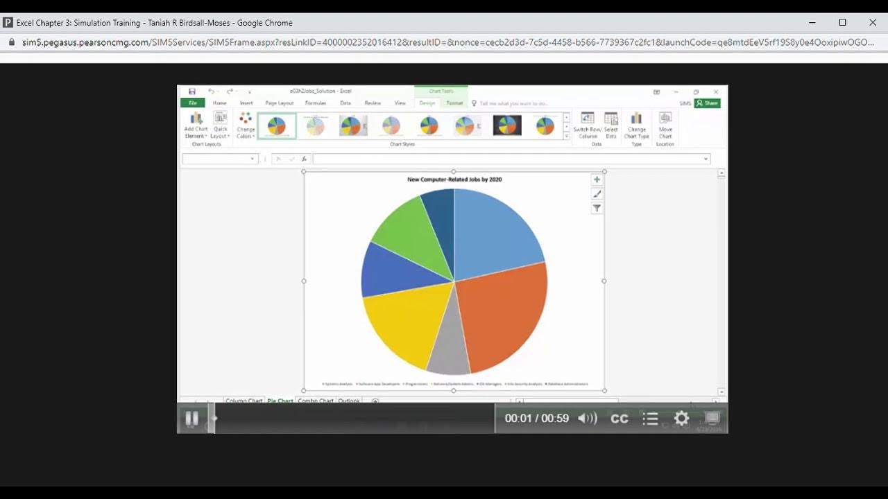 MyITLab: Computer Concepts: Excel Chapter 3 Simulation Training - YouTube