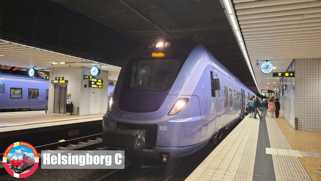 Helsingborg Central station - YouTube