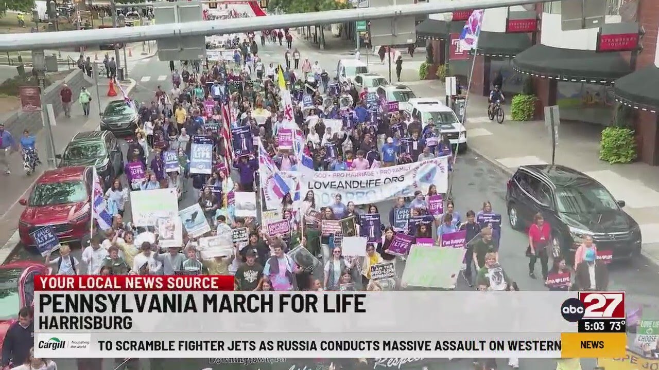 Pennsylvania's March 4 Life Protests - YouTube
