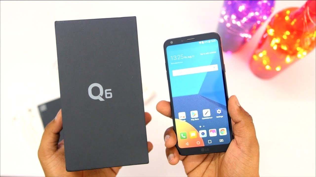 LG Q6 Unboxing and Hands On - YouTube