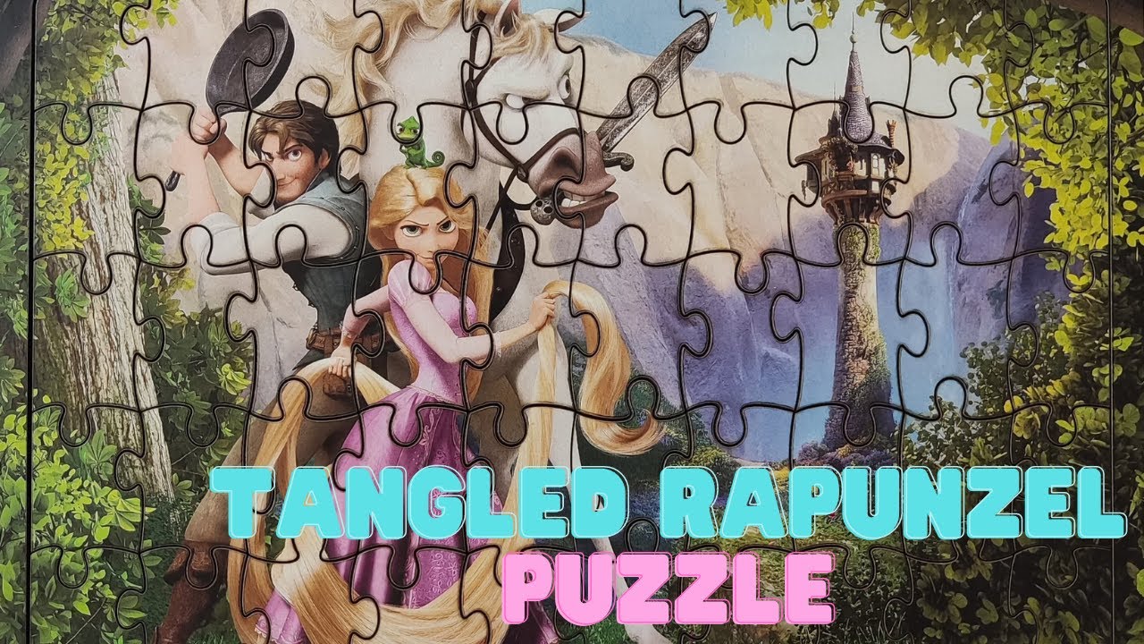 How to Easy Solve Tangled Rapunzel Jigsaw Puzzle? | Dr.Puzzle | Video ...