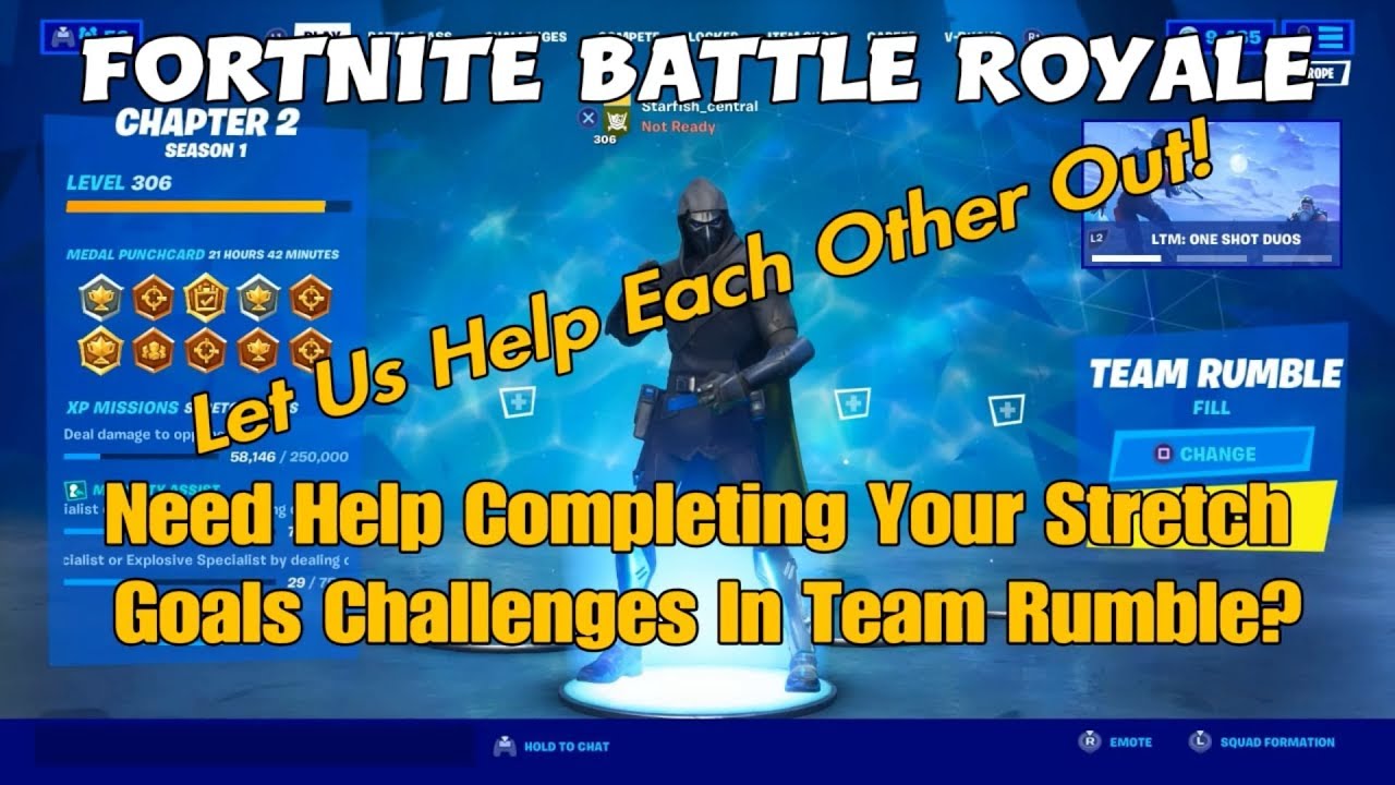 132) Fortnite Battle Royale - Need Help Completing Your Stretch Goals ...